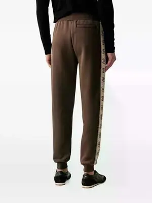 Guess Logo-tape Track Pants - Brown