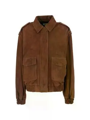 ARMA Halti Suede Epaulette Jacket - Brown