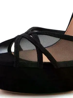 AQUAZZURA Divine Sandals - Black