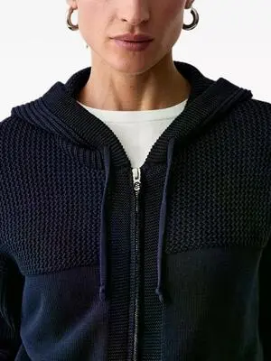Kenzo Textured-knit Zip-up Hoodie