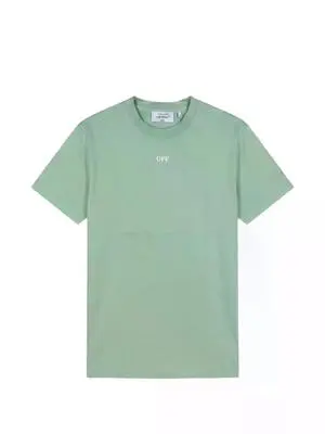 Off-White Logo-print Short-sleeve T-shirt - Green