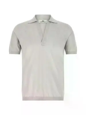 RIVIERA Open-collar Polo Shirt - Grey