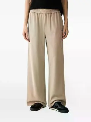 Karl Lagerfeld Logo-patch Side-stripe Track Pants - Neutrals