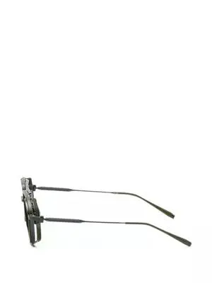 AKONI Skyracer Geometric-frame Iron Sunglasses