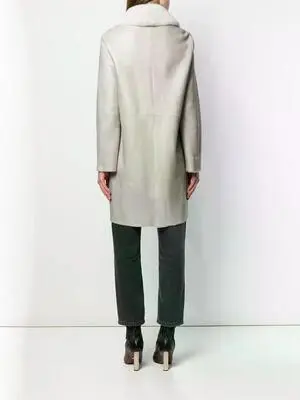 MANZONI 24 Mink Fur Collar Coat