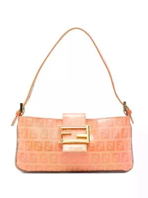 Fendi 2000s Baguette Shoulder Bag - Orange