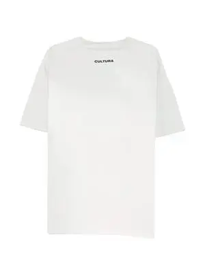CULTURA Logo-patch T-shirt