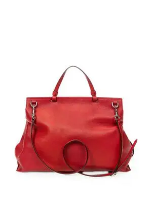 Gucci Large Bamboo Daily Tote Bag - Red