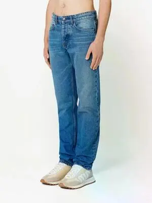 AMI Paris Tapered-leg Jeans - Blue
