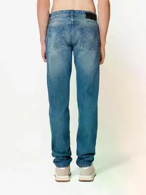 AMI Paris Tapered-leg Jeans - Blue