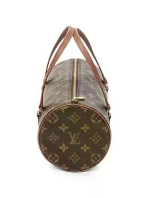 LOUIS VUITTON 26 Papillon Monogram Tote Bag - Brown