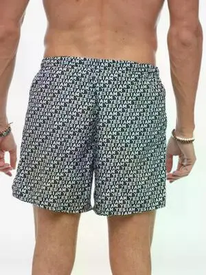 YES I AM Logo-print Swim Shorts