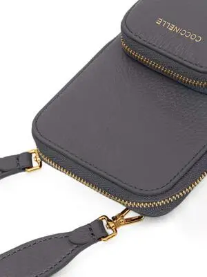 COCCINELLE Mini Pixie Grained-leather Phone Bag