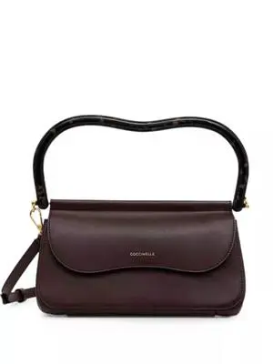 COCCINELLE Tortoiseshell-effect Handle Tote Bag - Brown