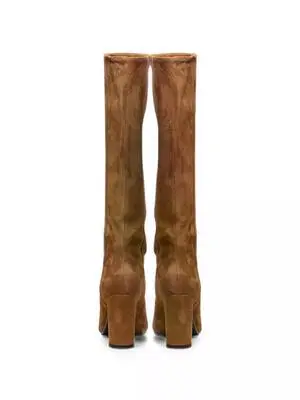 POCHE PARIS Suede Knee-high Boots