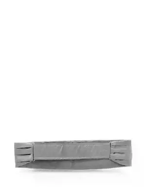 Corneliani Pleated Silk Cummerbund - Grey