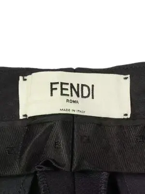 Fendi Belted Tailored Trousers