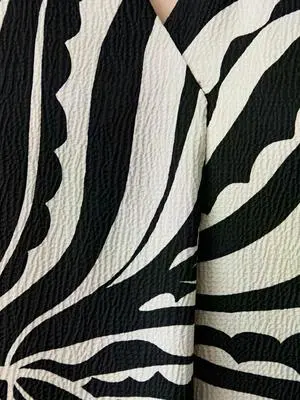 Joseph Ribkoff Abstract-print Short-sleeve Blouse