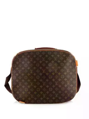LOUIS VUITTON Packall Handbag Monogram Canvas Pm Travel Bag - Brown
