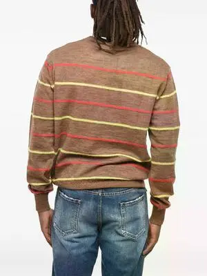 Dsquared2 Striped Embroidered Sweater