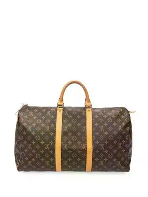 LOUIS VUITTON 50 Keepall Monogram Luggage - Brown