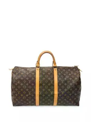 LOUIS VUITTON 50 Keepall Monogram Luggage - Brown