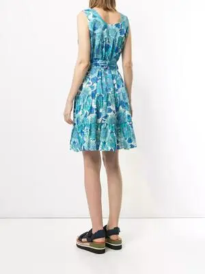 BAMBAH Floral Print Flared Dress