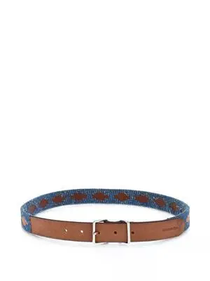 Dsquared2 Leather Belt - Blue