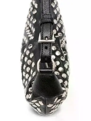 Prada 2000s Studded Leather Tote Bag