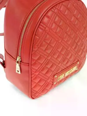 Moschino Quilted Logo-detail Backpack
