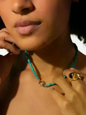 Zoe Chicco Turquoise Beaded Necklace
