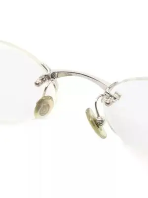 Cartier Oval Rimless Eyeglasses