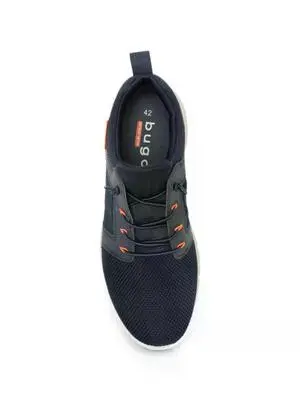 BUGATTI Mesh-panelled Lace-up Sneakers - Blue