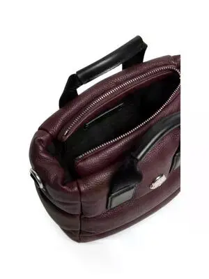 Moncler Micro Caradoc Quilted Leather Tote Bag