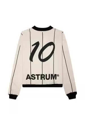 Astrum Imagination Pinstriped Polo Sweatshirt
