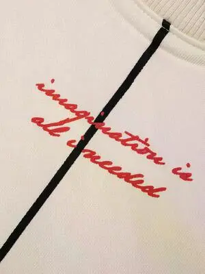 Astrum Imagination Pinstriped Polo Sweatshirt