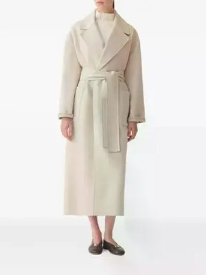 Fabiana Filippi Belted Notch-lapels Coat