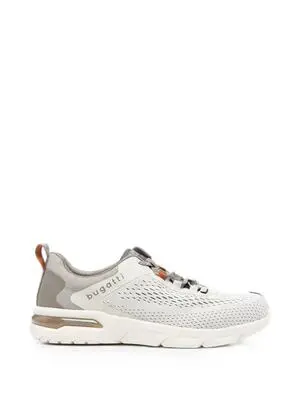 BUGATTI Mesh-panel Lace-up Sneakers - Grey