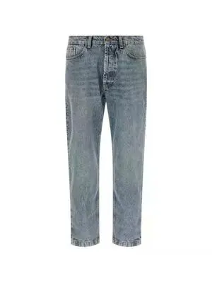 RIVIERA Stone-washed Tapered-leg Jeans