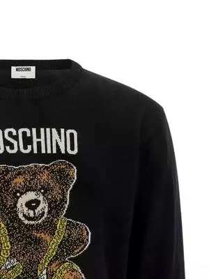 Moschino Teddy Bear Inlay Sweater