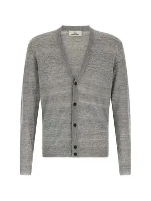 RIVIERA Melange Effect V-neck Cardigan