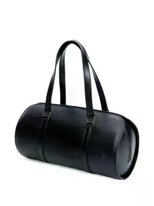 LOUIS VUITTON Soufflot Epi Leather Shoulder Bag - Black