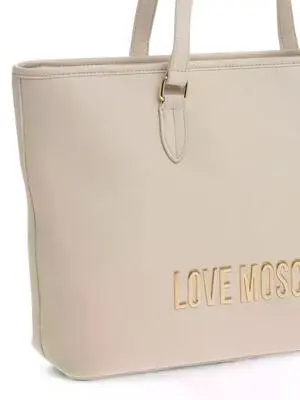 Moschino Love Logo-embossed Tote Bag
