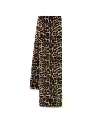 Joseph Ribkoff Leopard-print Scarf - Brown