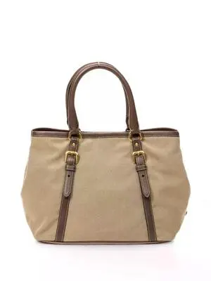 Prada Logo Jacquard Tote Bag