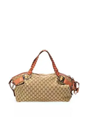 Gucci Bamboo Bar Boston Tote Bag