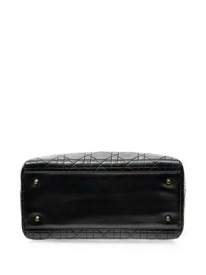 Dior Medium Lady Cannage Tote Bag - Black