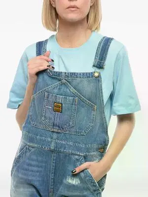 WASHINGTON DEE-CEE Distressed Logo-patch Dungarees