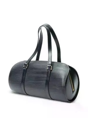 LOUIS VUITTON Soufflot Epi Leather Shoulder Bag - Black