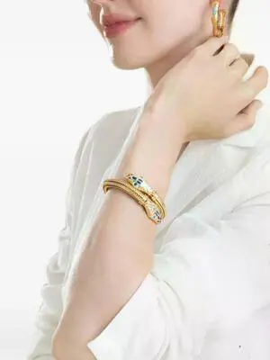 Gas Bijoux Cobra Wrap-design Bracelet